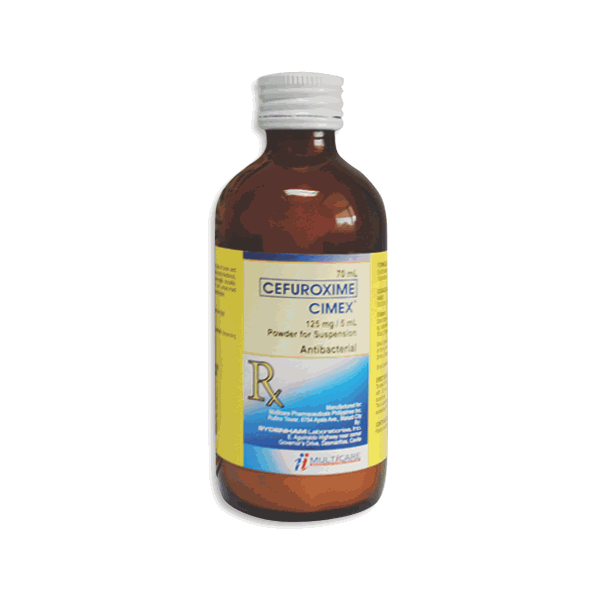 CIMEX Cefuroxime Axetil 125mg / 5mL Powder for Suspension 70mL price in ...